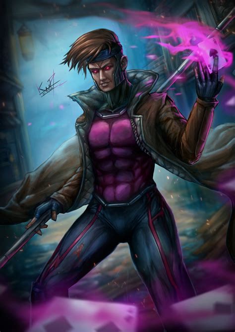 Artstation [ Fan Art ] Gambit X Men Inspiration From Marvel Future