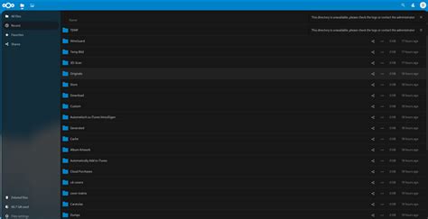 nextcloud version 627 folder structure no longer available syncloud