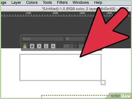 How To Outline Text In GIMP 2 With Pictures WikiHow