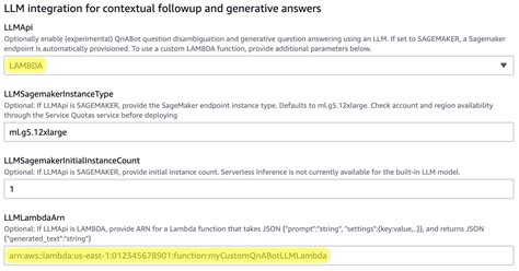 Text Generation And Query Disambiguation Using Llms Qnabot On Aws