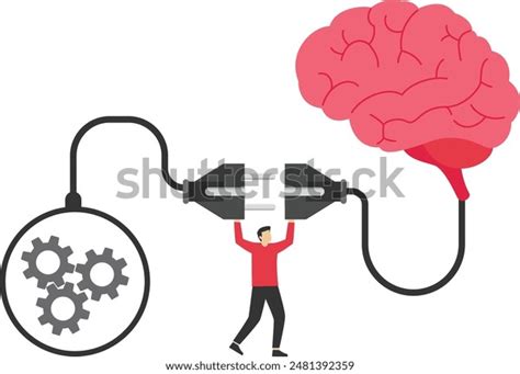 Human Creativity Ai Collaboration Uniting Human Stock Vector Royalty