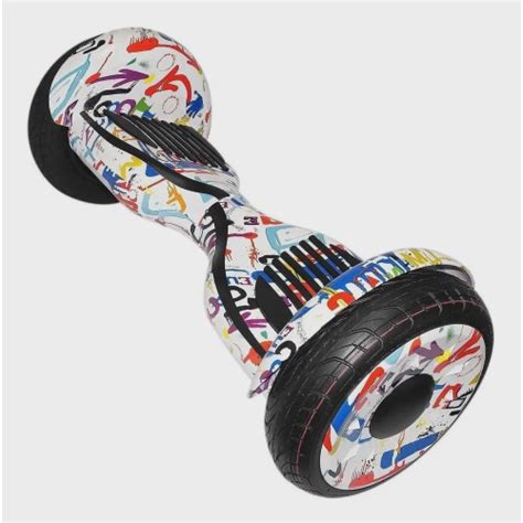 Skate Elétrico Hoverboard Foston 10 4400s Led Frontal E Bluetooth Grafite Em Promoção