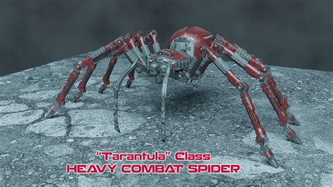 Tarantula Class Heavy Combat Spider Finished Projects Blender