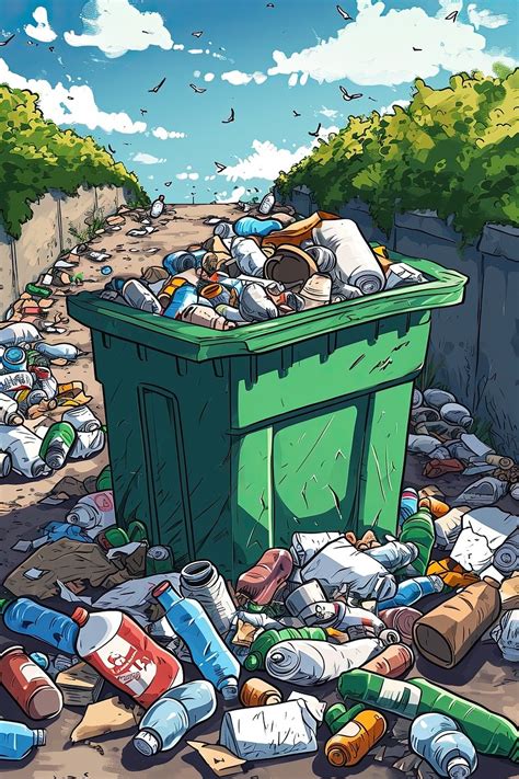 Ai 생성 쓰레기 오염 Pixabay의 무료 이미지 Pixabay