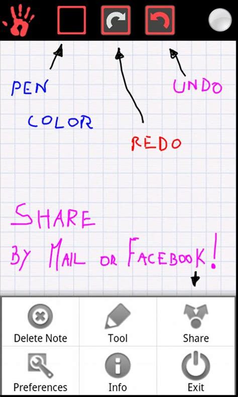 Handprint Notepad For Android Download