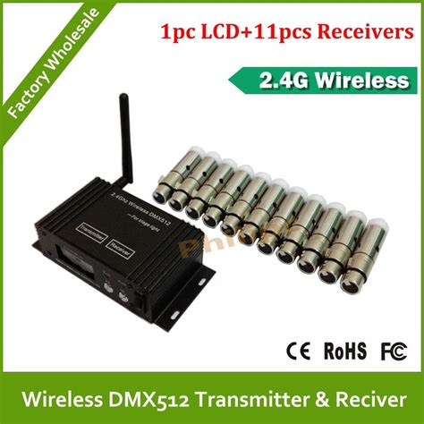 Wireless DMX Transmitter Signal Receiver For G Wireless DMX Controller LEDPar Light