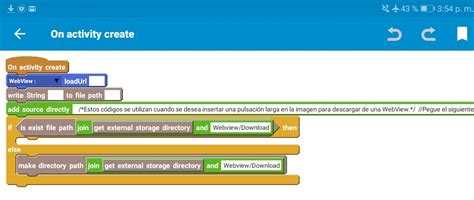 Descargar Imágenes De Un Webview En Sketchware