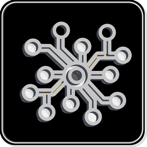 Icono De Red Neuronal Relacionado Con El Símbolo De Aprendizaje