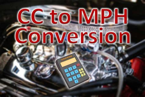 CC To HP Conversion Charts Small And Big Engines PowerSportsGuide