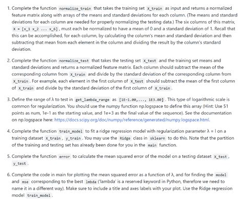 Solved Problem Polynomial Regression A Common Chegg