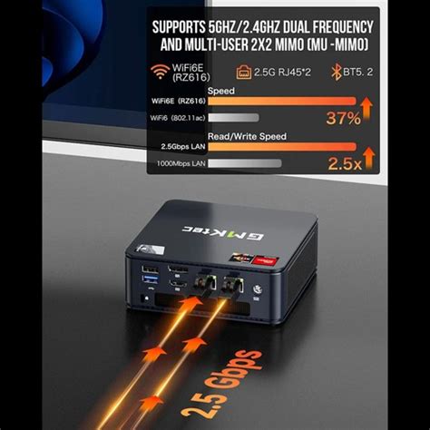 GMKtec M6 Mini PC 16GB 512GB