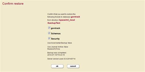 Backing Up And Restoring A Database Administrators Guide — Marklogic 9 Product Documentation