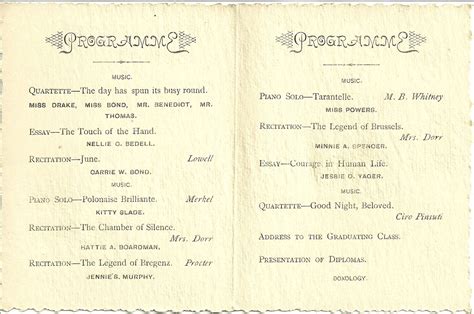 Graduation Program Template