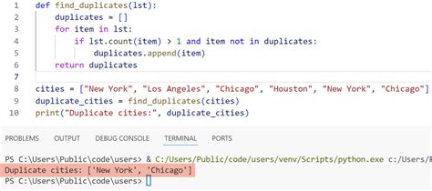How To Find Duplicates In A Python List