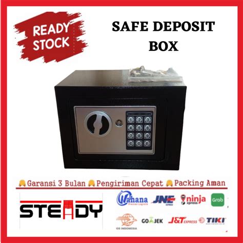 jual safe deposit box brankas mini password elektrik kotak penyimpanan uang shopee indonesia