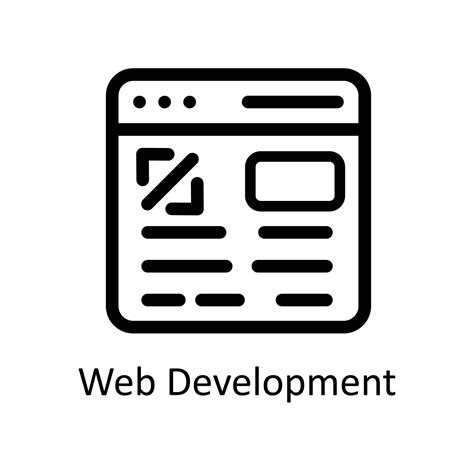 web desarrollo vector contorno iconos sencillo valores ilustración ...