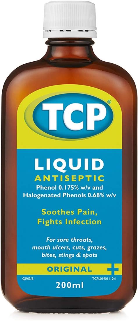 TCP Original Antiseptic Liquid 200 Ml Amazon Co Uk Health Personal Care