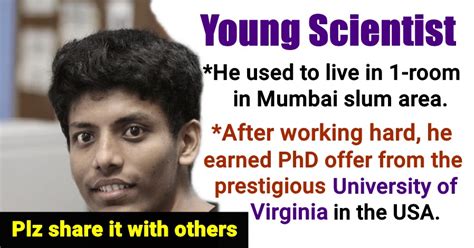 Meet Jaykumar Vaidya From Living In Slums To Earning Phd Offer In Usa This Is His Journey To