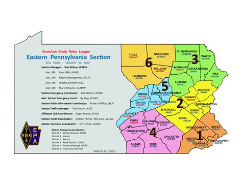Epa Section Map 12132023 Arrl Epa Section
