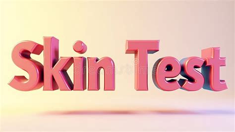 Skin Test Information Displays For Health Assessments In Modern