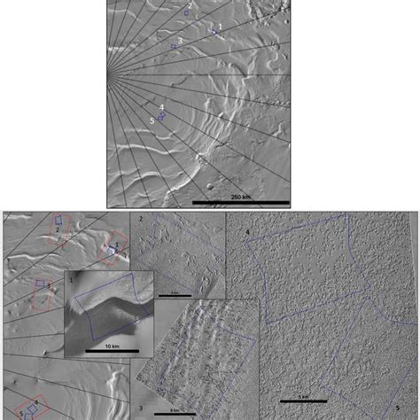 Locations Of 5 Crism Sites Top With Ctx Imagery To Show Morphology Download Scientific