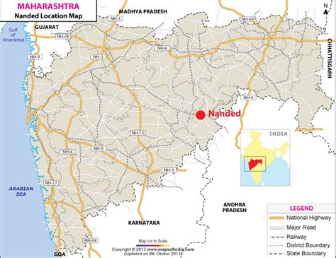 Where Is Nanded Waghala Located In India Nanded Waghala Location Map Maharashtra