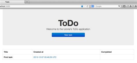 Creating A Simple Todo Application With Ruby On Rails Part 1
