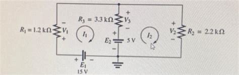 Solved Looking For I1 I2 And V1 V2 And V3