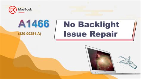 MacBook Air A No Backlight Issue Repair