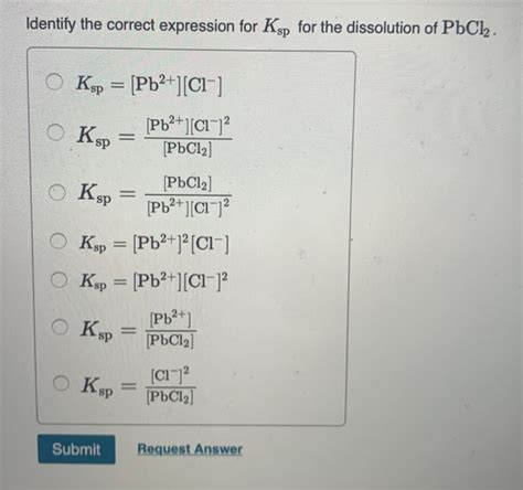 Solved Enter A Balanced Equation For The Dissolution Of