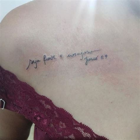 Tattoo Uploaded By Jai Tattoo Art • Be Strong And Brave Josué 1 9