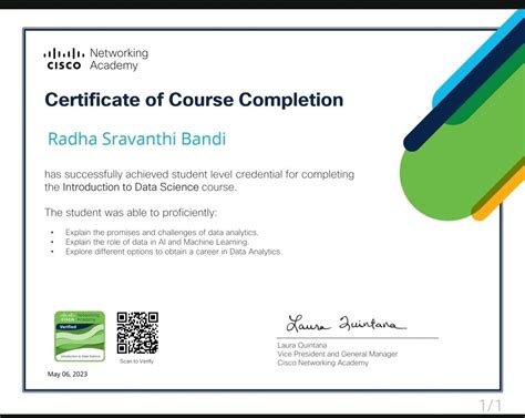 Radha Sravanthi Bandi On Linkedin Cisconetworkingacademy