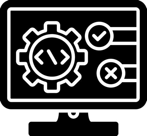 Testing Glyph Icon 53902524 Vector Art At Vecteezy