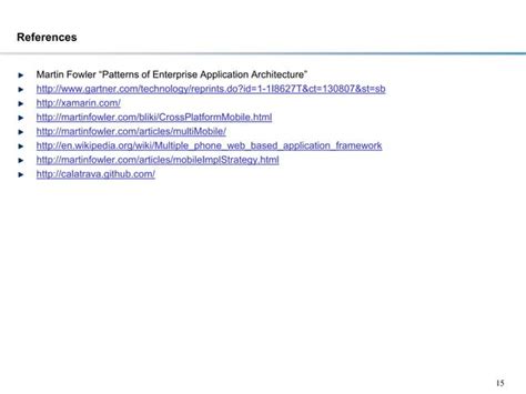 Cross Platform Mobile Application Architecture Pptx Web Development Internet