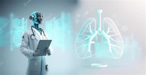 Premium Photo Artificial Intelligence Doctor Conducting And Advanced Analysis Of Lungs Disease