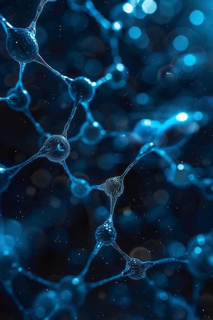 Abstract Isometric Pattern Of Interconnected Geometric Shapes And Molecular Diagrams Premium