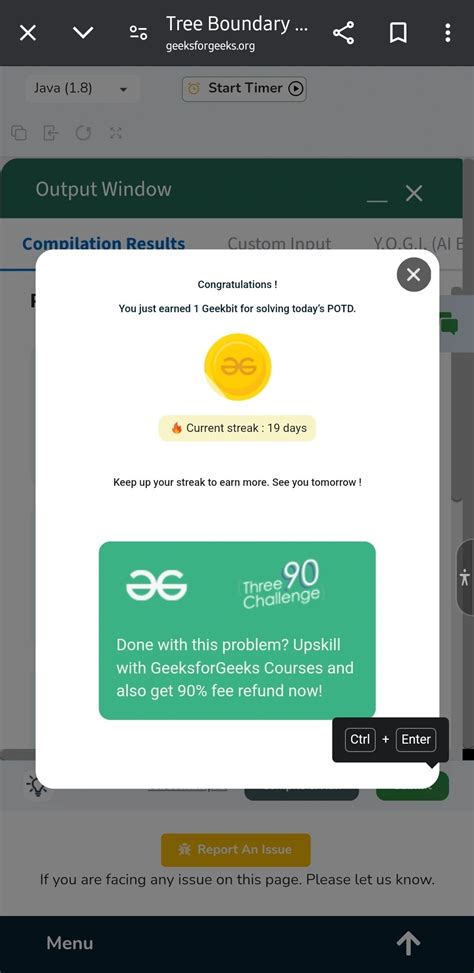 gfg160 geeksforgeeks geekstreak2024 dsa problemsolving womenintech swarangi aher