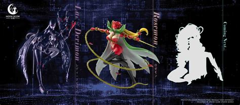 1 8 Scale Sexy Digimon Series Rosemon Rosemon Burst Mode Digimon Resin Statue Moon Glow
