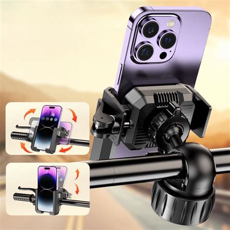 Motorfiets Telefoonhouder Camera Vriendelijk Fietstelefoonhouder