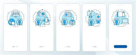 Audience Measurement Methods Blue Onboarding Mobile App Screen