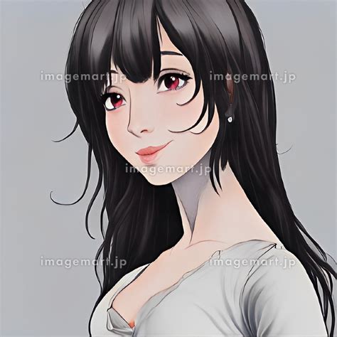 すぐに上から目線になってしまう女性のイラスト素材 [207836325] イメージマート