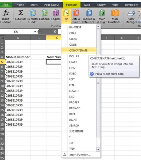 How To Use The Concatenate Formula In Excel OutofhoursAdmin