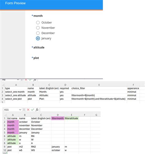 Cascade Survey Only 1st Tier Working Form Building Kobotoolbox