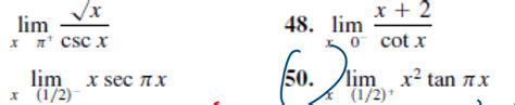 Solved Find The One Sided Limits Of These 4 Questions