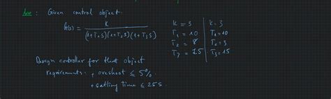 solved hwo given control object begin{tabular}{ll l}