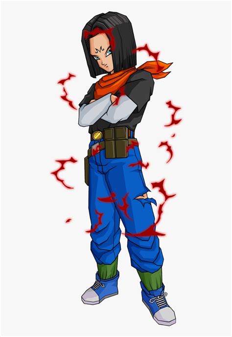 Dbz Majin Android 17 Hd Png Download Kindpng