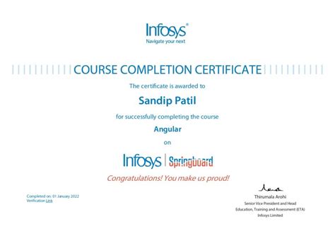 Sandip P On Linkedin Coursecompletion Angular