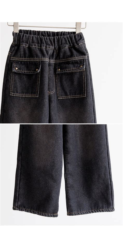 [p369]피넛본딩데님팬츠