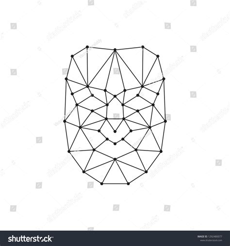 Face Id Icon Facial Recognition Technology Stock Vector Royalty Free 1292480077 Shutterstock
