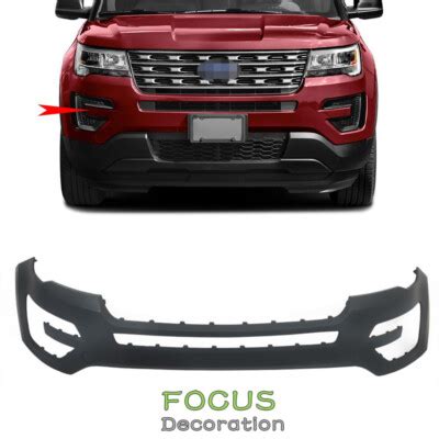 For 2016 2017 Ford Explorer Front Bumper Cover Primed Fb5z17d957aptm